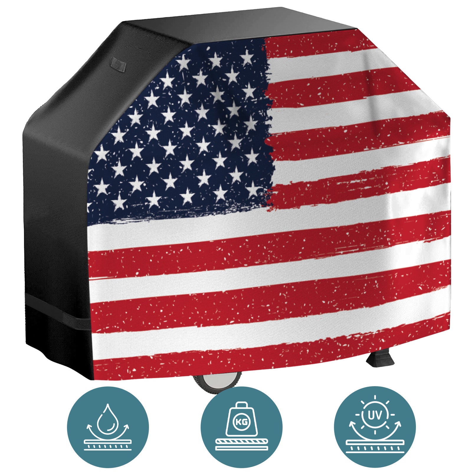 US Flag Grill Cover for Outdoor Grill – Garnetics LLC